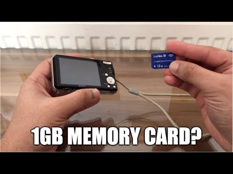 How to INSERT a 1GB Memory Card into Your Sony Camera | New