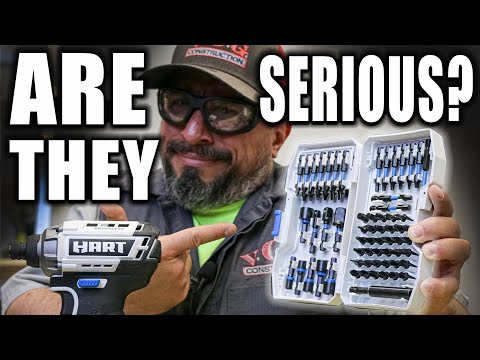 I CAN'T BELIEVE HART TOOLS IS Selling These Driver Bits Sets