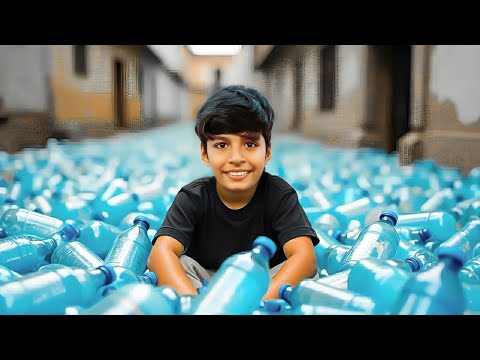 I Recycled 100 Water Bottles to Save the Earth.