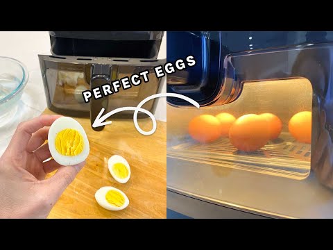 Air Fryer Hard Boiled Eggs | Cook Time & Temp for PERFECT Easy-Peel Eggs!