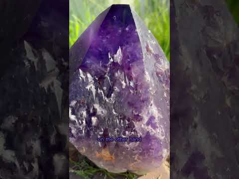 $10 Amethyst vs $1000 Amethyst #crystal #amethyst