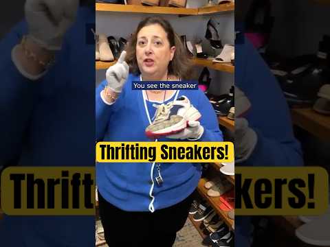 Find & Value Sneakers Thrift Shopping by Dr. Lori