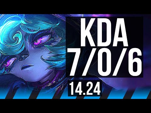 VEX vs YASUO (MID) | 7/0/6, Godlike | KR Challenger | 14.24