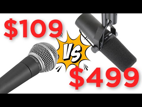 CHEAP vs EXPENSIVE (Shure SM58 vs SM7)