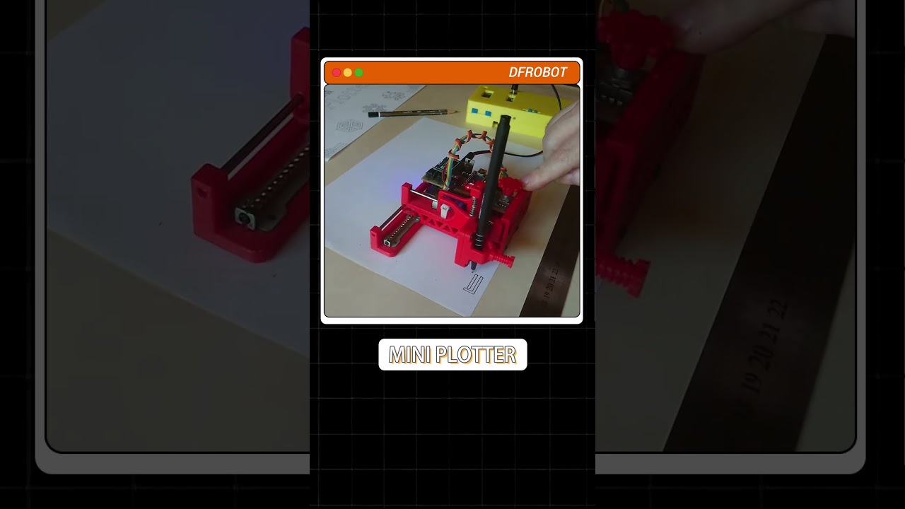 Tim's Mini Plotter 2 With Single PCB #instructables #dfrobot #diyproject #pcb