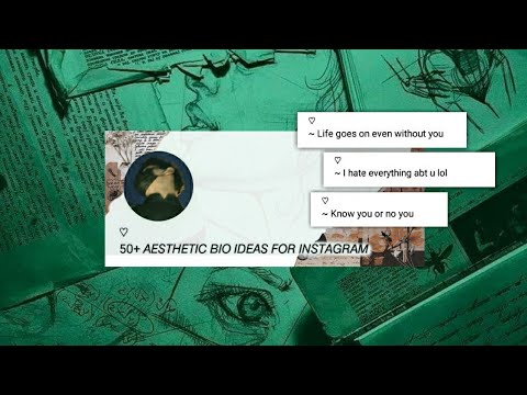 50+ Aesthetic Bio Ideas for Instagram | Aesthetic Instagram Bio Ideas Savage, Classy, Funny β¨π¨