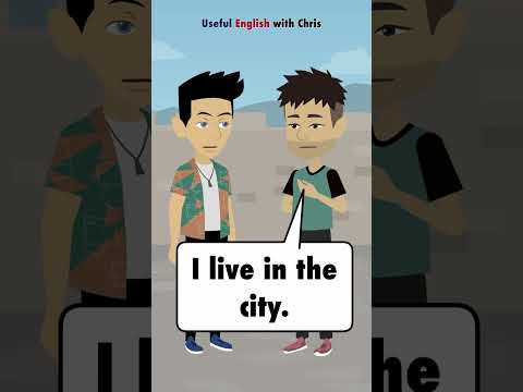 Learn English: Where do you live?