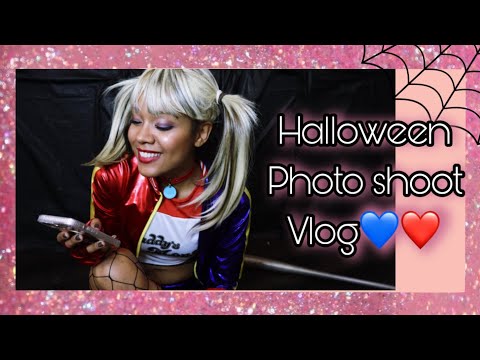 Harley Quinn Cosplay - GRWM Halloween - Photo Shoot