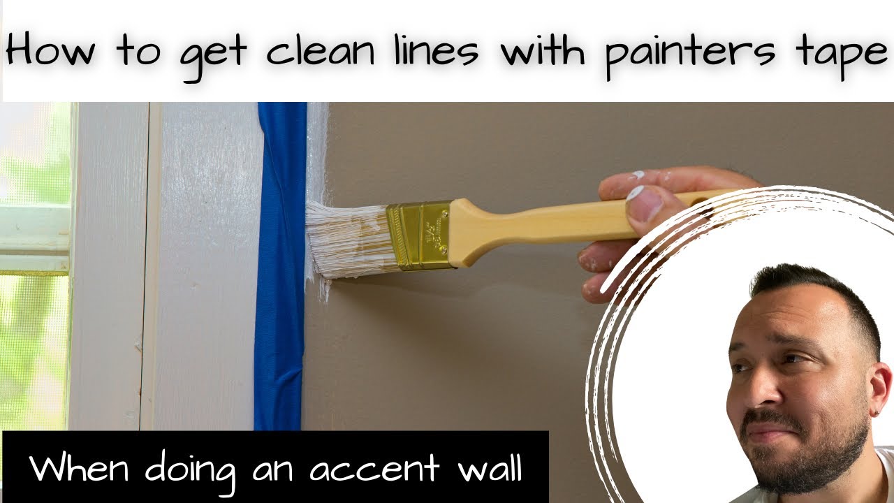 How to get clean lines with Painter's tape and stop paint from bleeding under Painter's tape