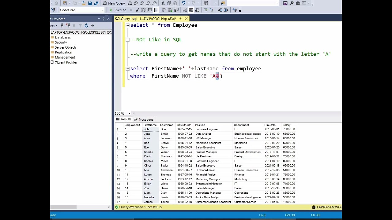 SQL NOT LIKE Explained with Examples | Filter Data Easily!
