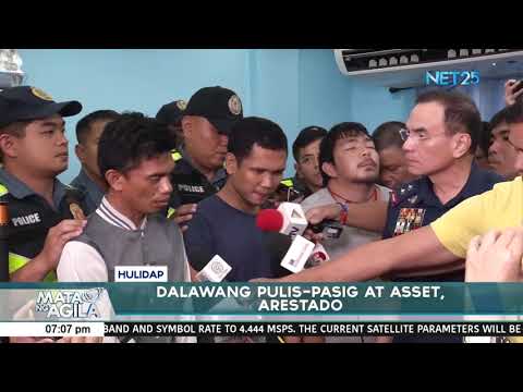Dalawang Pulis Pasig at Asset, Arestado