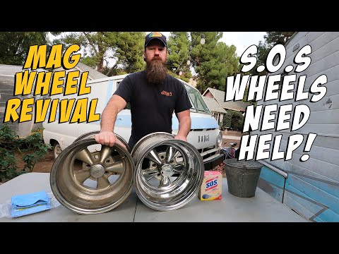 Mag Wheel Revival! Crusty Cure for a pair Cragar SS Mag Wheels.
