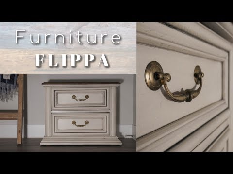 Refinishing a Vintage Nightstand | Furniture Flip #6