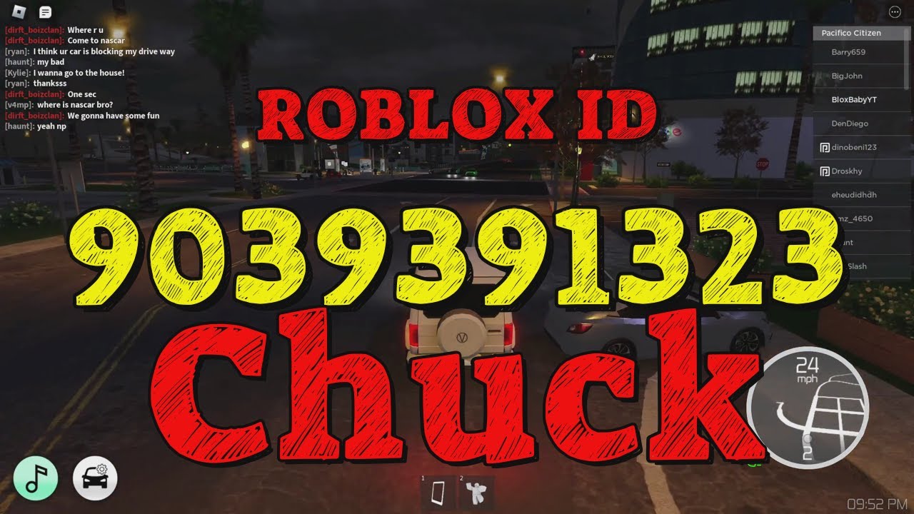 CHUCK Roblox Song Codes