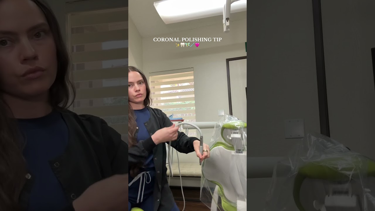 Coronal polishing tip✨ #rdh #rda #hygienist