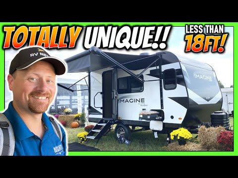 New TINY Camper • Under 18ft TOTAL! 2024 Imagine 14MS Travel Trailer by Grand Design RV