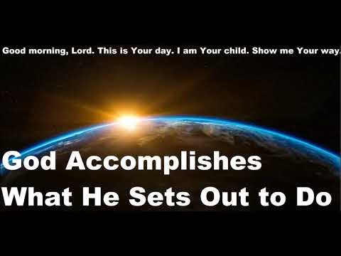 God Accomplishes What He Sets Out to Do – Easy Peasy All-in-One Homeschool