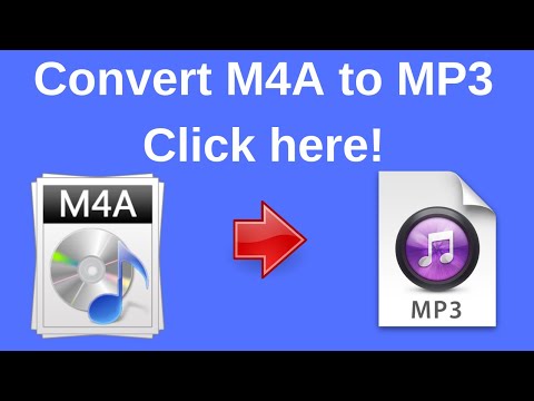 How to Convert M4A to MP3 quickly and easily! (PC or Mac users)