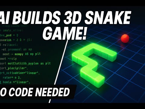 Part 16: LlamaBot AI Creates a Playable 3D Snake Game – No Coding Needed! Building AI Coding Agent