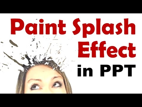 Paint Splash Explosion in PowerPoint – Advanced Design Tutorial ...