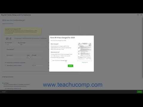 QuickBooks Online Tutorial Setting Up QuickBooks Online Payroll and Payroll Settings Intuit Training