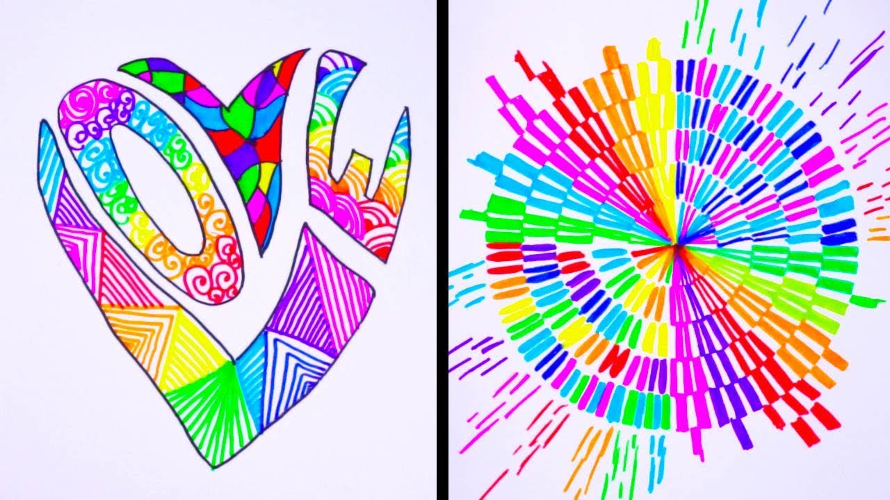 28 Easy Drawing Tricks Everyone Will Find Useful