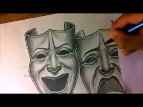 Smile Now Cry Later Chicano Art Drawing