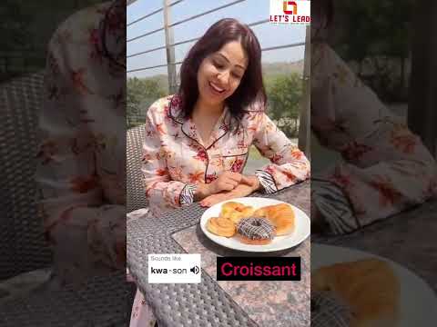 How to pronounce Bakery Items? #croissant #howtopronounce #pronunciation #bakery #desserts #donut