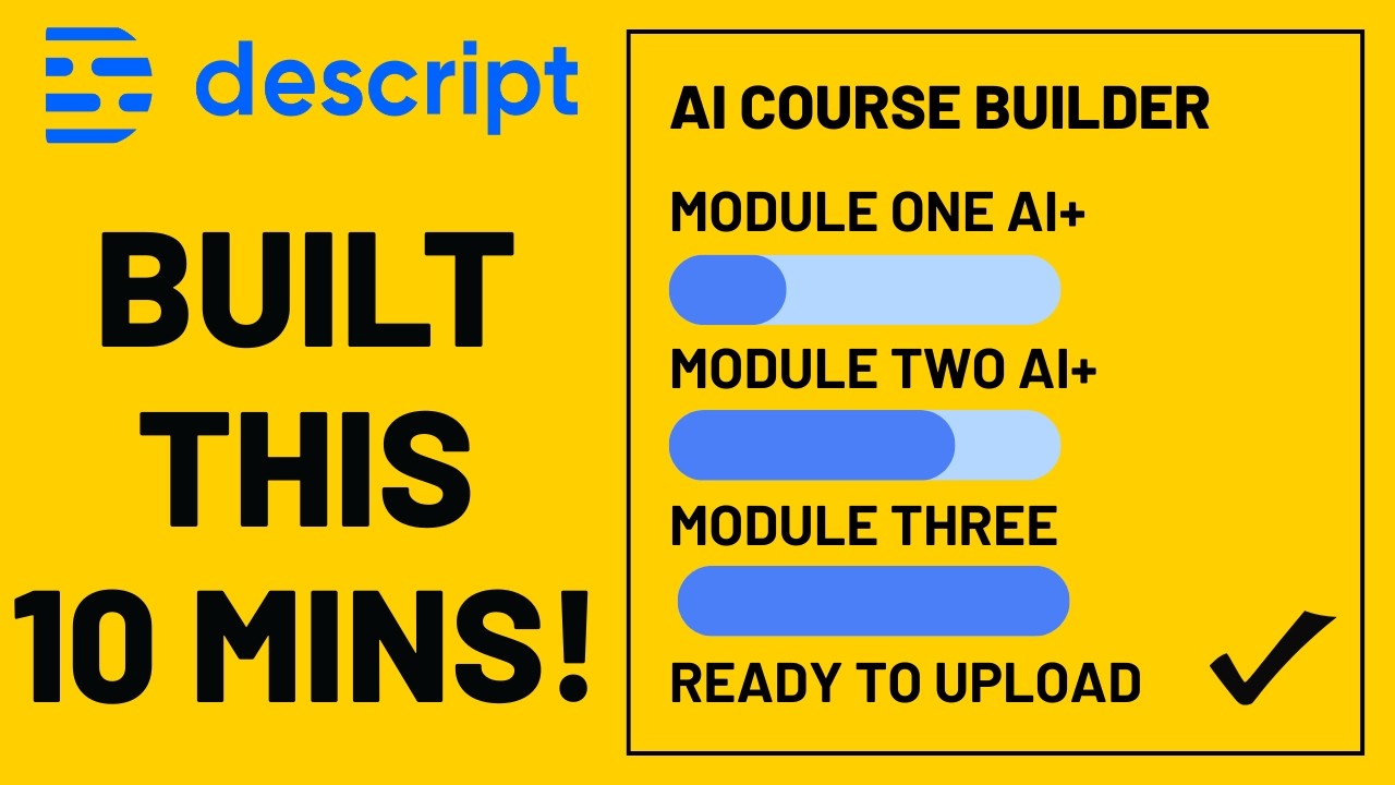 Zero to a Finished Online Course with AI in 10 Minutes