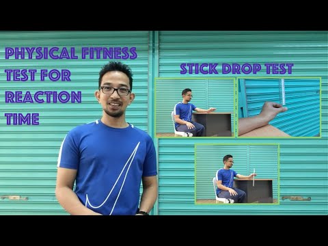 PHYSICAL FITNESS TEST FOR REACTION TIME | STICK DROP TEST