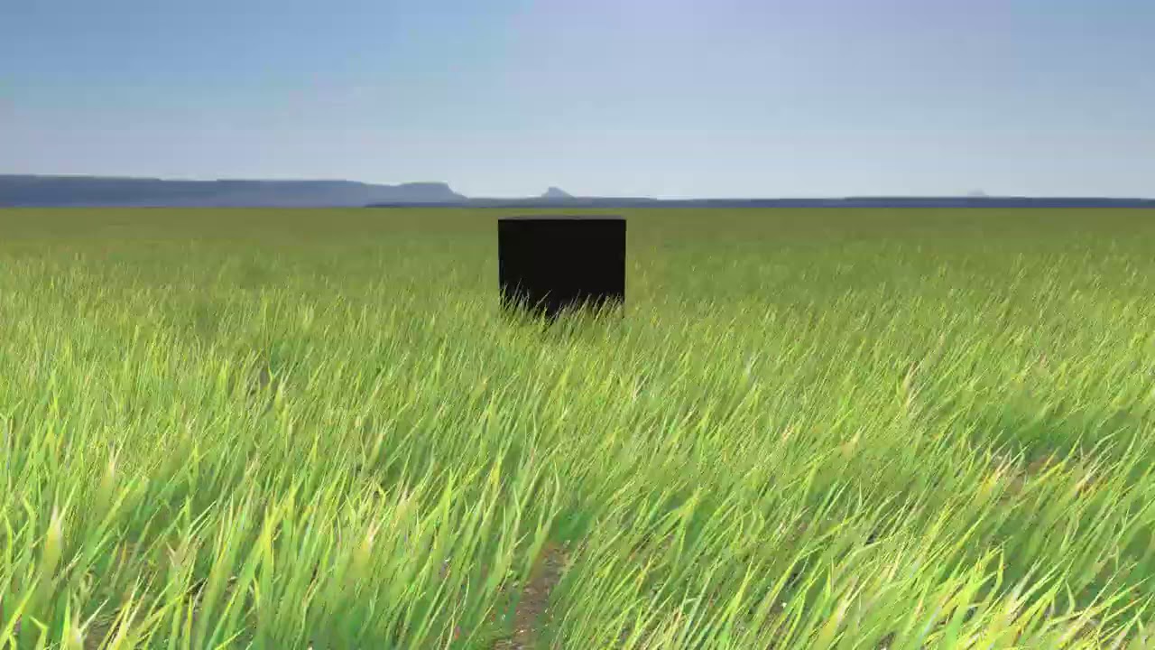 Three.js WebGL 3D Basic Grass