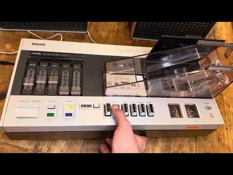 [EXTREMELY RARE] Vintage Philips N2408 Cassette Tape Deck | Reverb