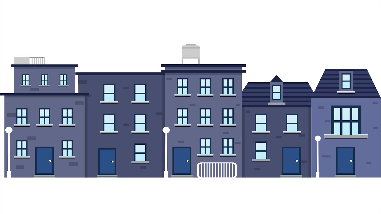 Premium Vector Buildings Background  || Inkscape - Vector || XM Designs