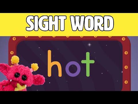 HOT - Let's Learn the Sight Word HOT with Hubble the Alien! | Nimalz Kidz! Songs and Fun!