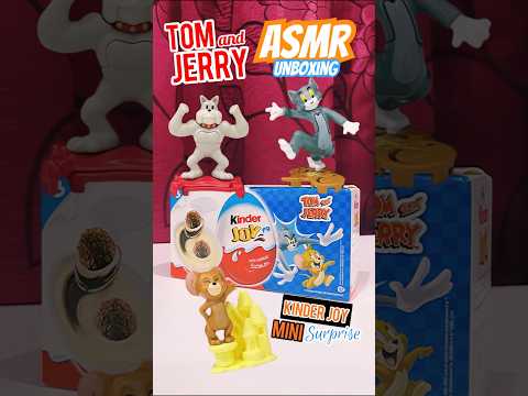 Tom and Jerry Kinder Joy Surprise Eggs Toys 🧀🛹 Unboxing😱 #asmr #shorts #tomandjerry #cute
