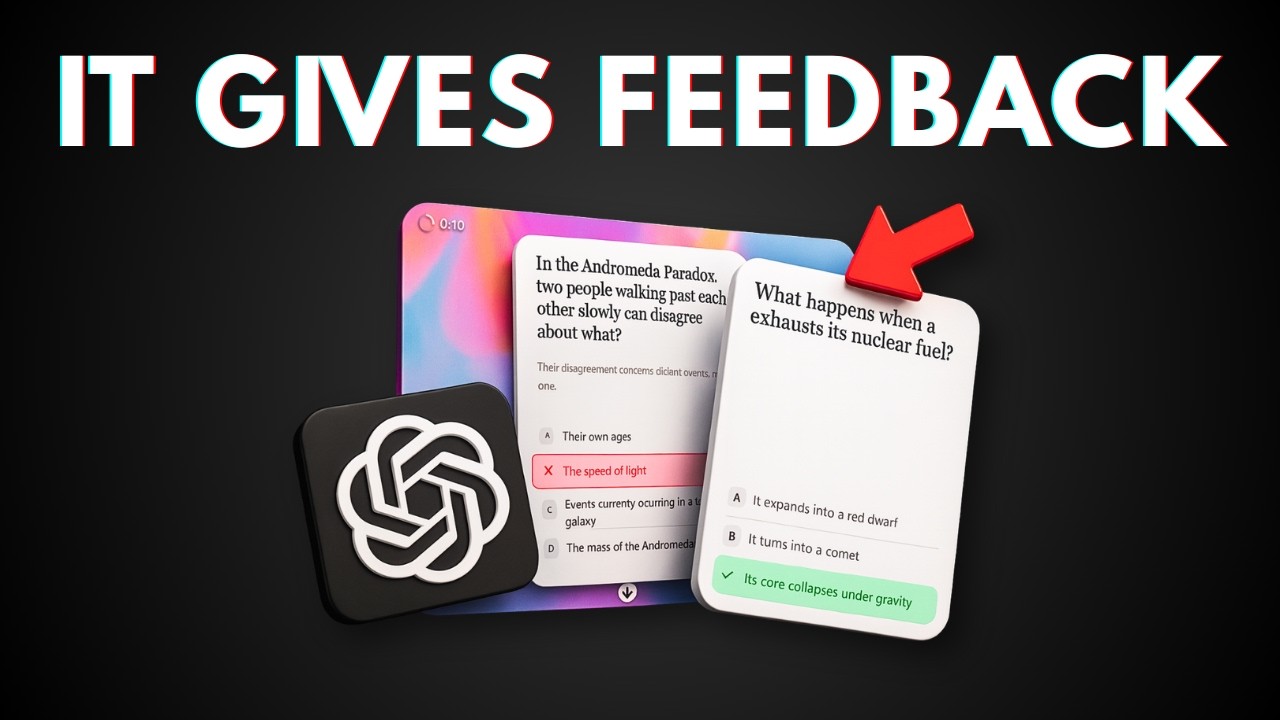 How to Create INTERACTIVE Quizzes with ChatGPT About ANY Topic