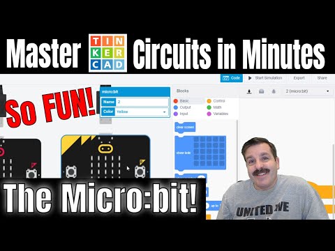 The Micro:bit is available in Tinkercad Circuits! | So much FUN!