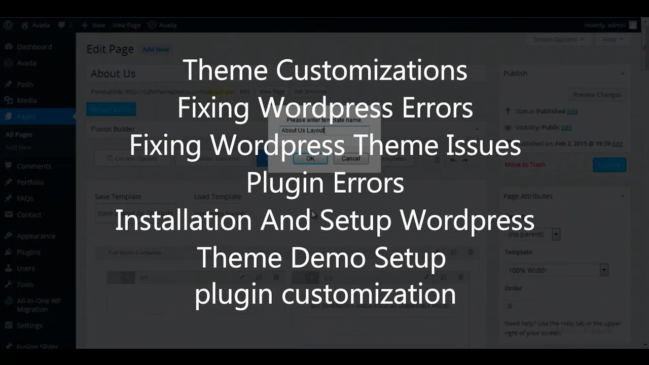 wordpress theme customization service