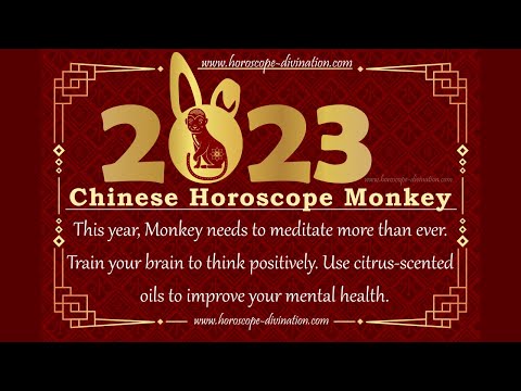 Chinese Monkey Horoscope 2023 • Monkey Love & Yearly Forecast 2023 • Health, Money, Pregnancy... 猴