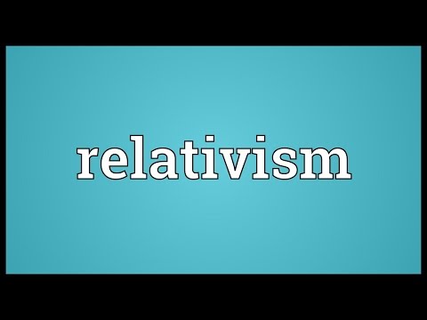 Relativism Meaning