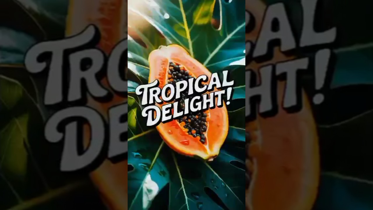 Papaya the tropical delight fruit #fruits #fruitopia #facts