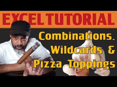 Excel, COUNTIFS, Wildcards and the Most Popular Trio of Pizza Toppings
