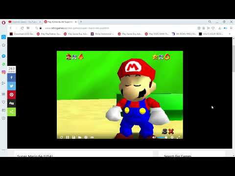 Play Nintendo 64 Super Mario 64 USA Online in your browser   RetroGames cc   Opera 2020 05 19 20 14