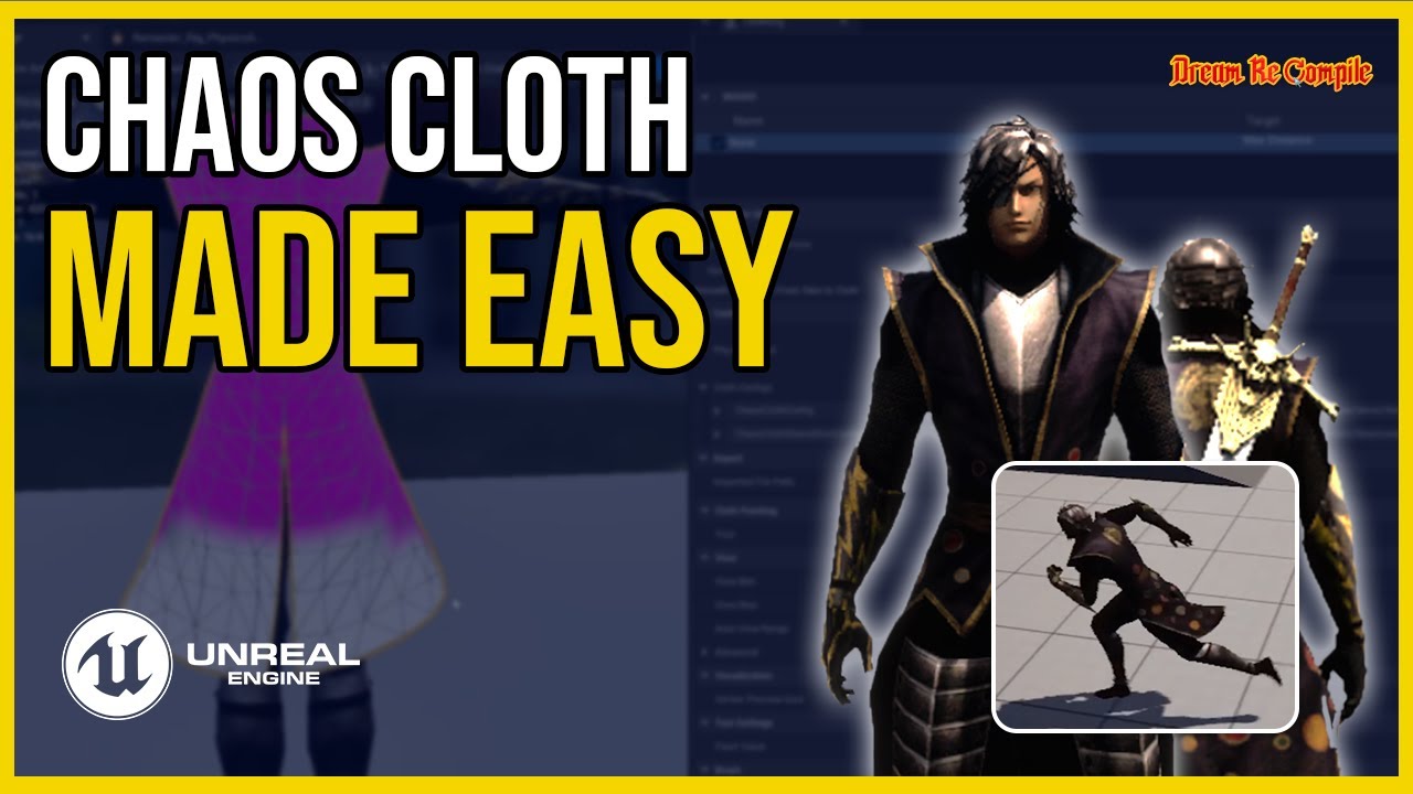 How to Create Cloth Simulation Easily with Chaos Cloth in Unreal Engine 5