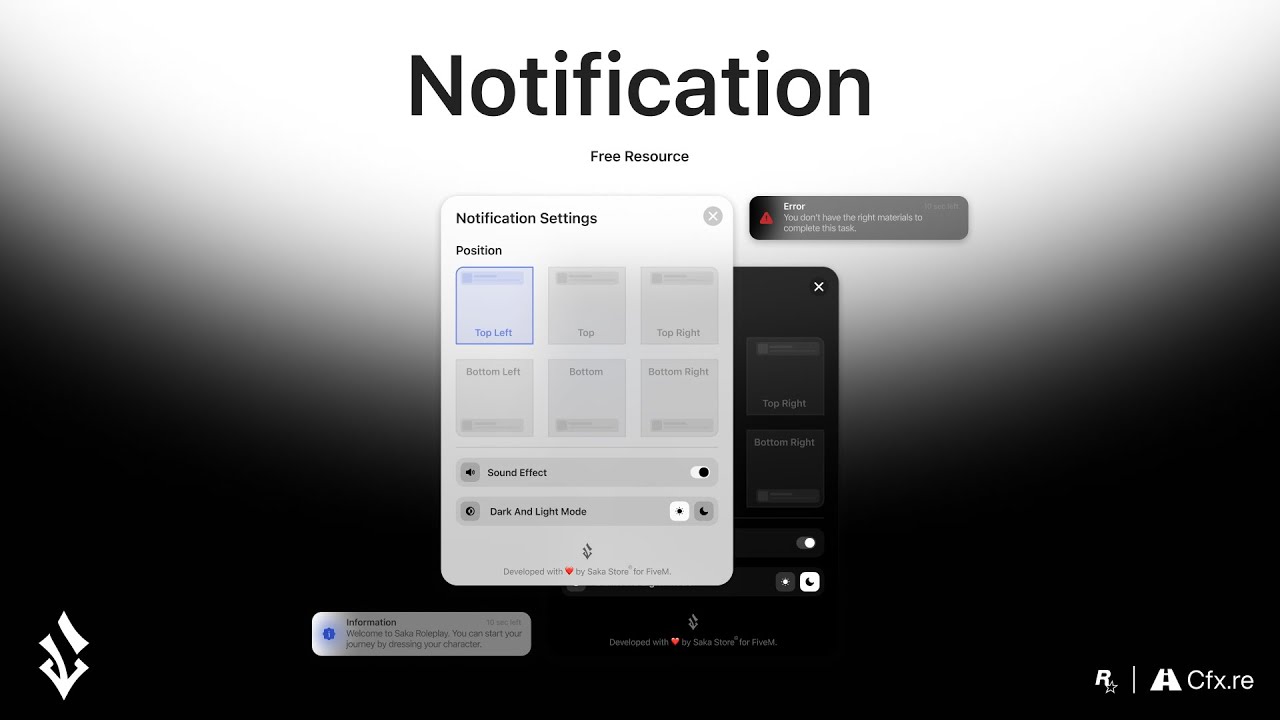 [FREE ]Saka Notification - Advanced Notification System - FiveM Releases - Cfx.re Community