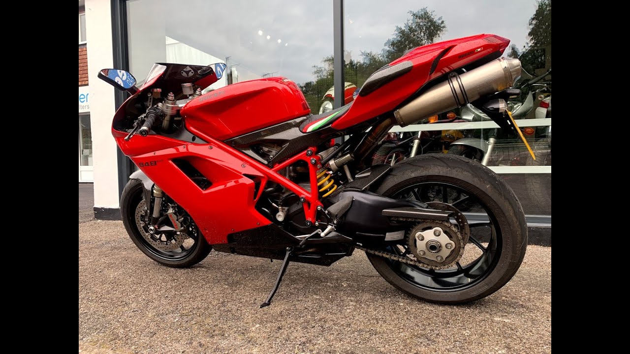 DUCATI 848 EVO 2011 RED CARBON EXTRA’S QUICK REVIEW AND START UP