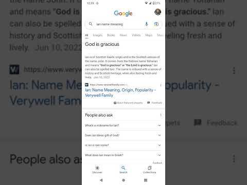 Ian name meaning