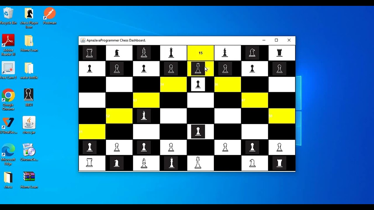 Create Chess Game using java, swing, awt, programming (Version 1.1)