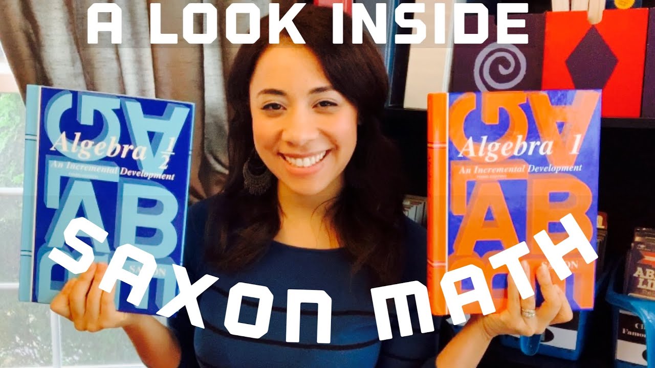 SAXON Math//Flip-through//Homeschool// Algebra 1/2-Algebra 1