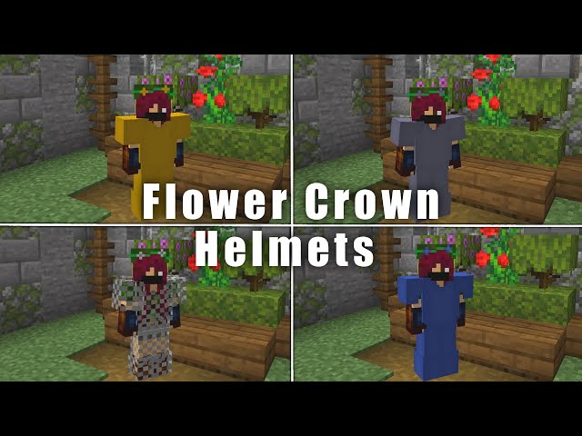 Flower Crown Helmet Minecraft Texture Pack